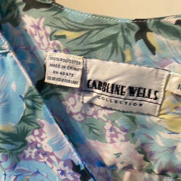 Caroline Wells | Dresses | Vintage Caroline Well Maxi Dress | Poshmark